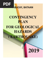Earthquake Contingency Plan | PDF | Earthquakes | Hazards