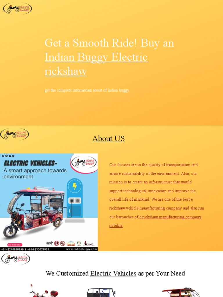 Electric Rickshaw Manufacturers & Supplier in India E Rickshaw Company ...