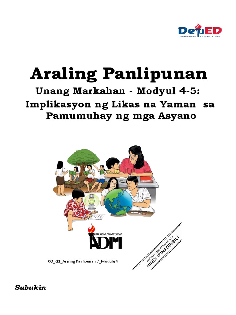 AP7 Q1 Module-4 ImplikasyonngLikasnaYamansaPamumuhayngmgaAsyano v2 | PDF
