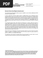 Anti Bribery and Corruption Assessment Questionnaire English V2 | PDF | Banks | Audit