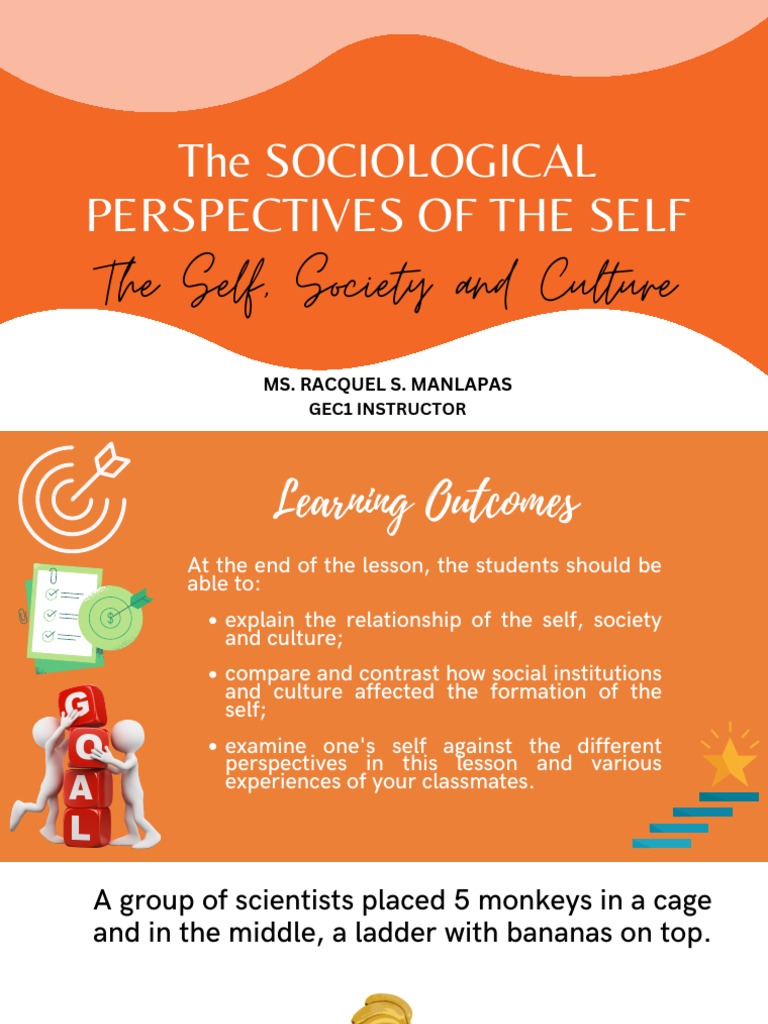The Sociological Perspectives of The Self PPT | PDF | Behavioural Sciences | Cognition