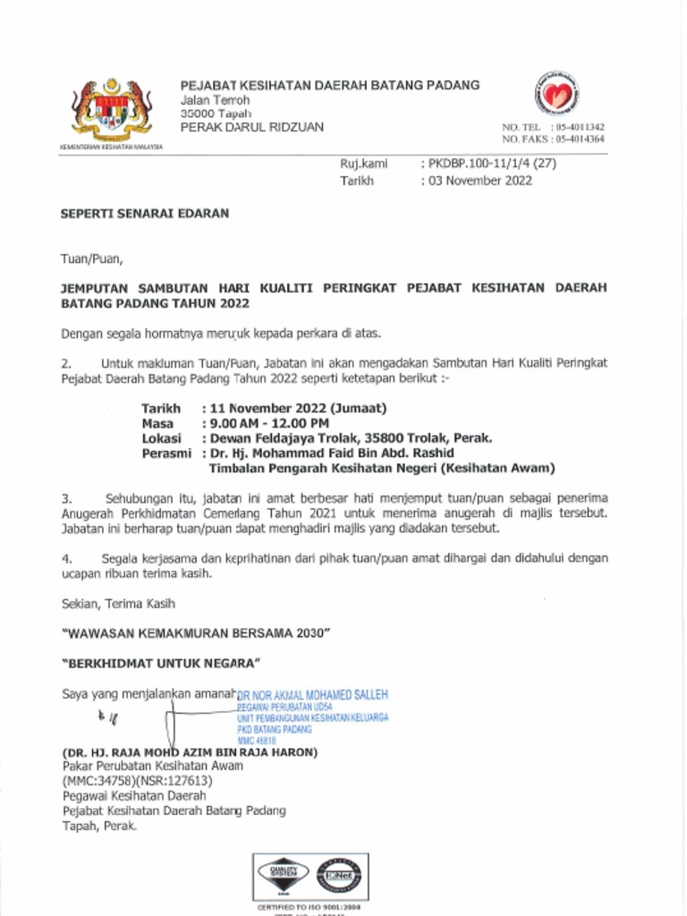 Jemputan Apc | PDF