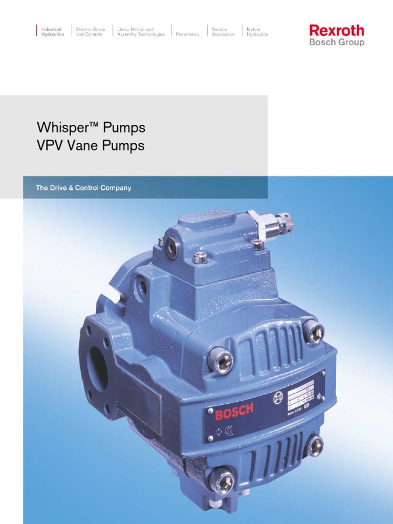 Rexroth Pump Catalog | PDF | Viscosity | Pump
