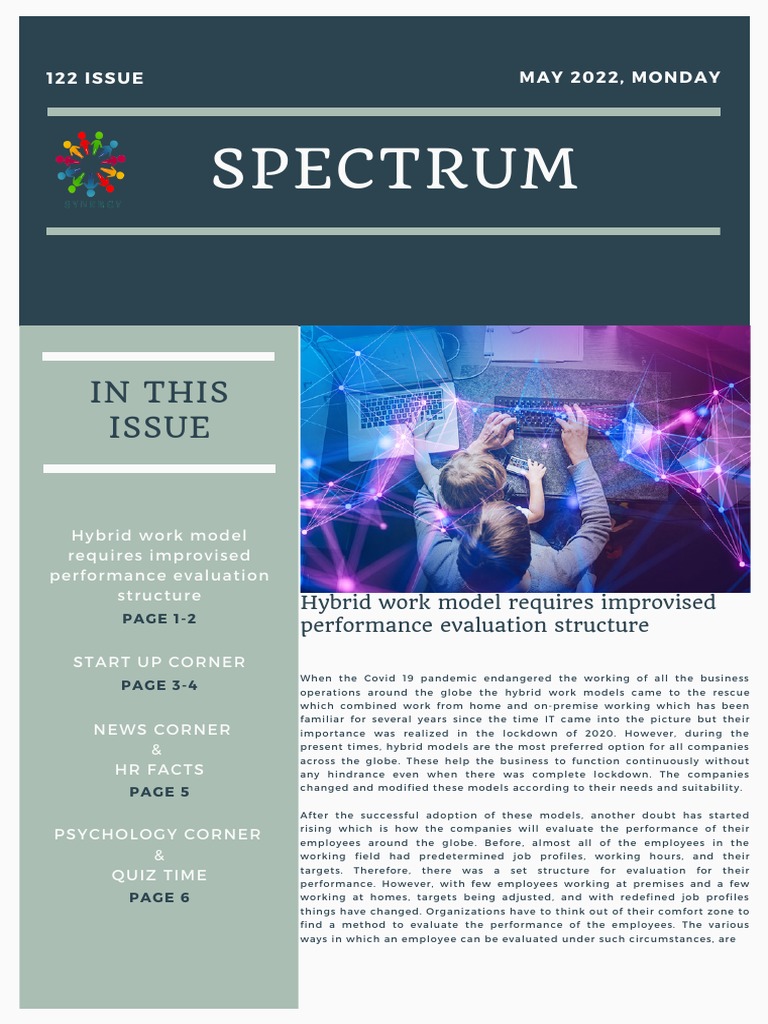 Spectrum 122 | PDF | Employment | Tea