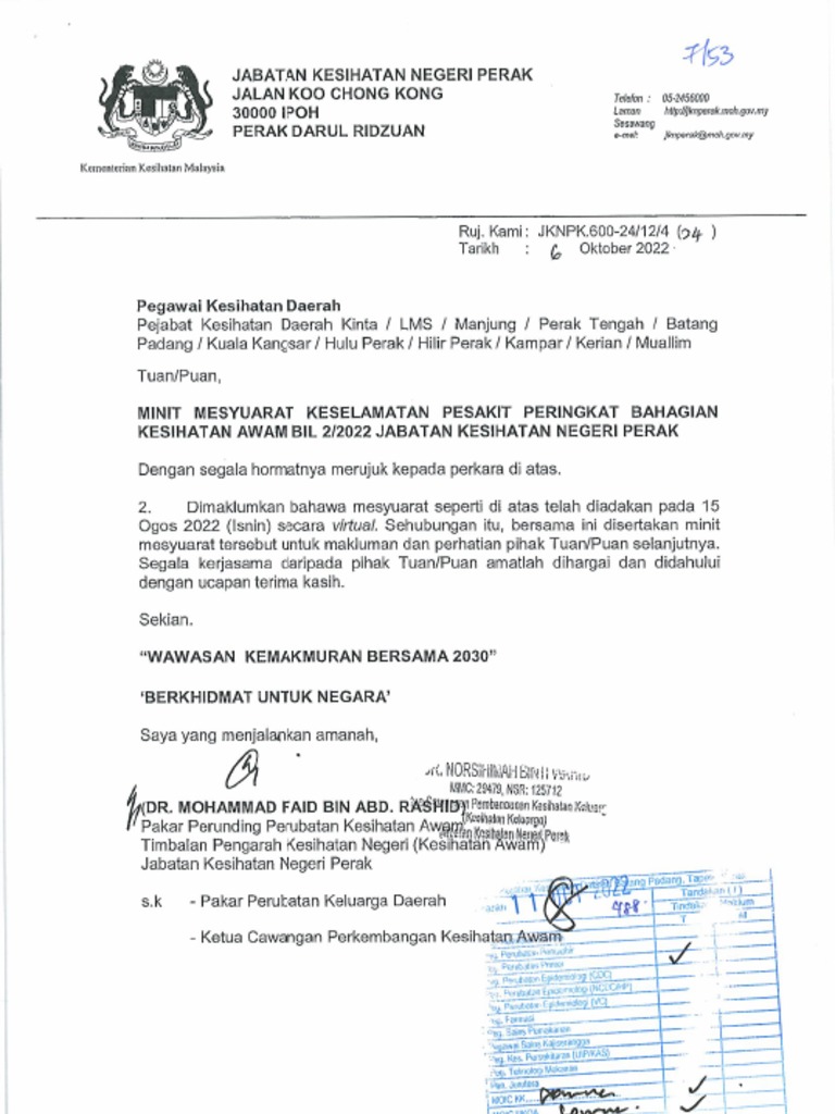 Minit Mesy Keselamatan Pesakit | PDF