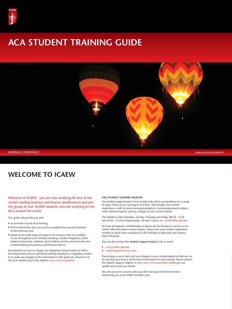 Aca Student Training Guide | PDF