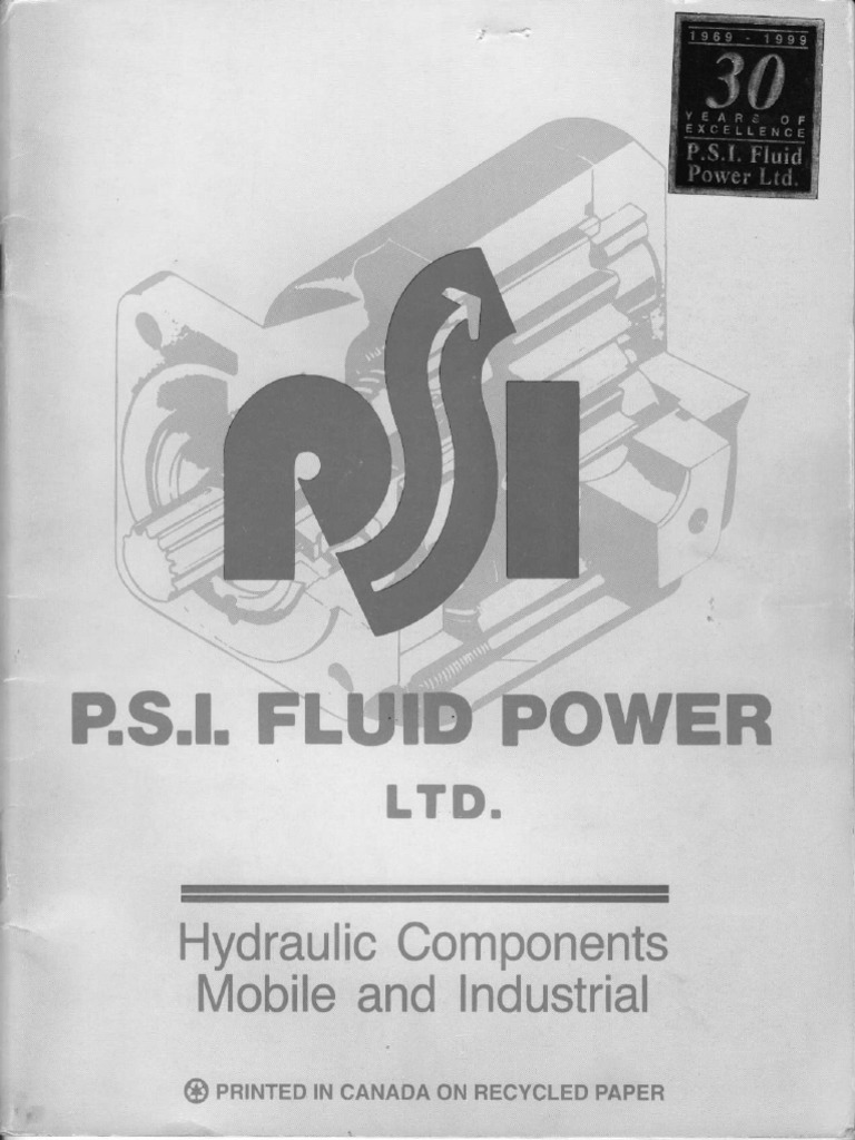 PSI Fluid Power Catalog 1999 | PDF | Machines | Fluid Dynamics