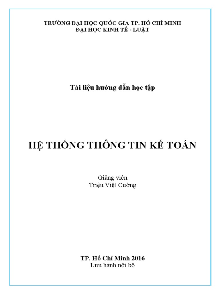 TLHD HTT KT | PDF | Debits And Credits | Conceptual Model