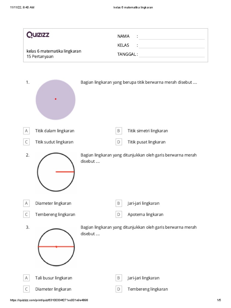 KELILING LINGKARAN | PDF