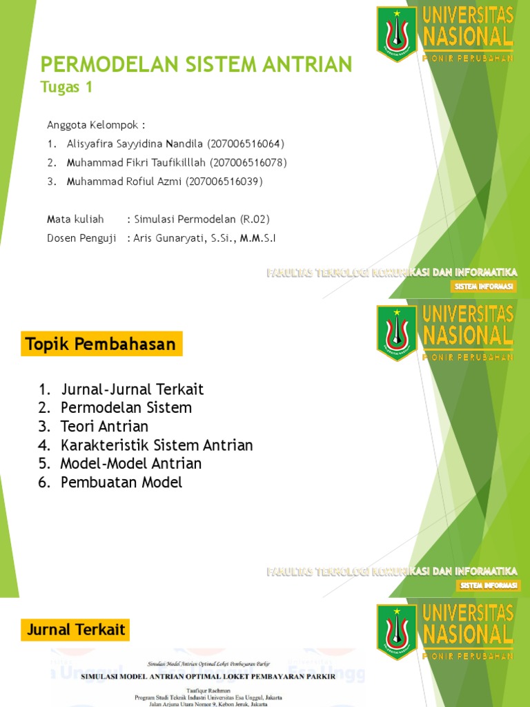 Tugas Kelompok Simulasi Permodelan-Muhammad Rofiul Azmi | PDF