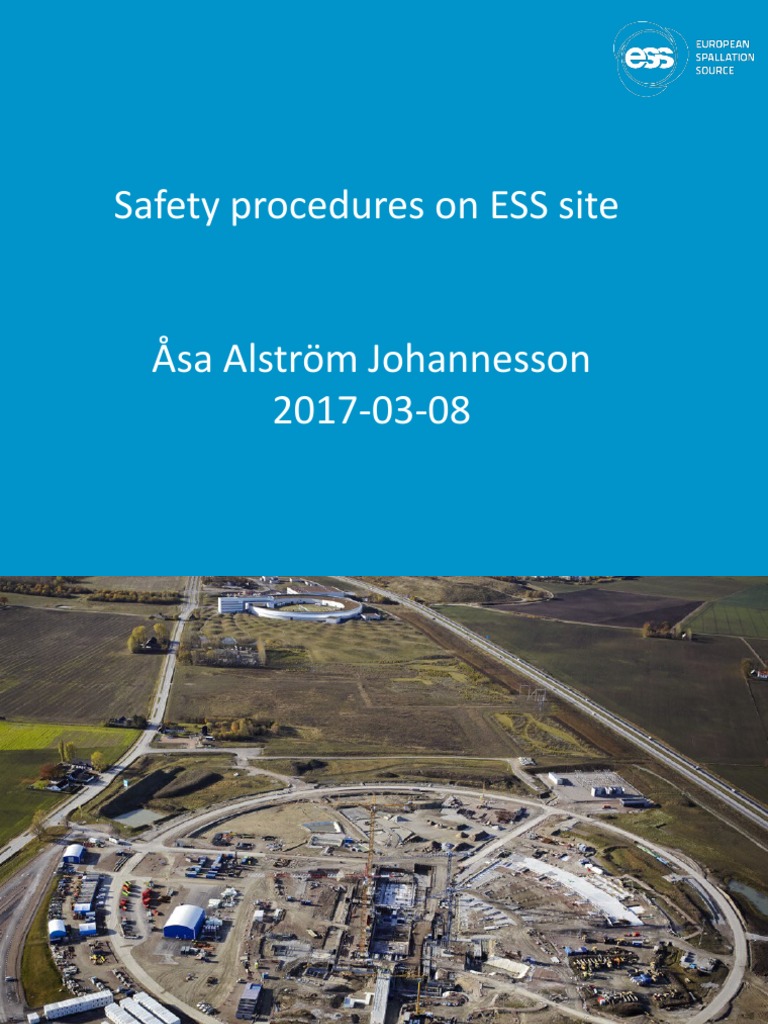 ESS Site Safety Procedures Guide | PDF | Occupational Safety And Health ...