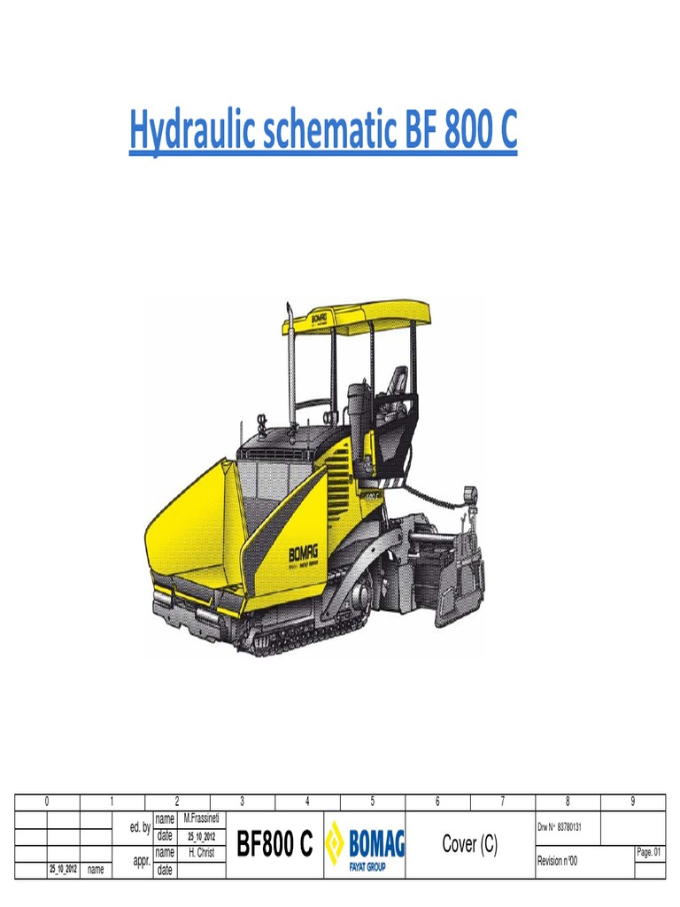 Hydraulic Schematic BF 800 C Release 11 - 12 | PDF
