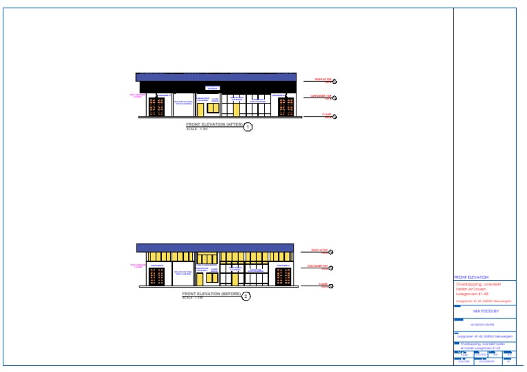1 Front Elevations | PDF | Window | Door