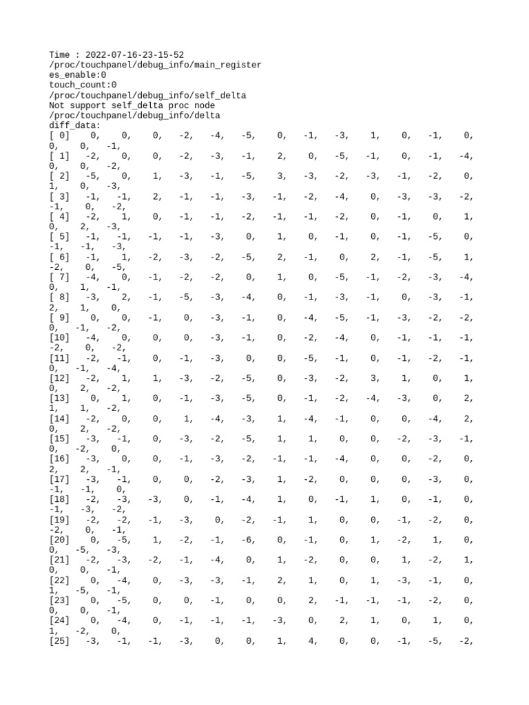 TP Debug Info | PDF | Data | Computer Data