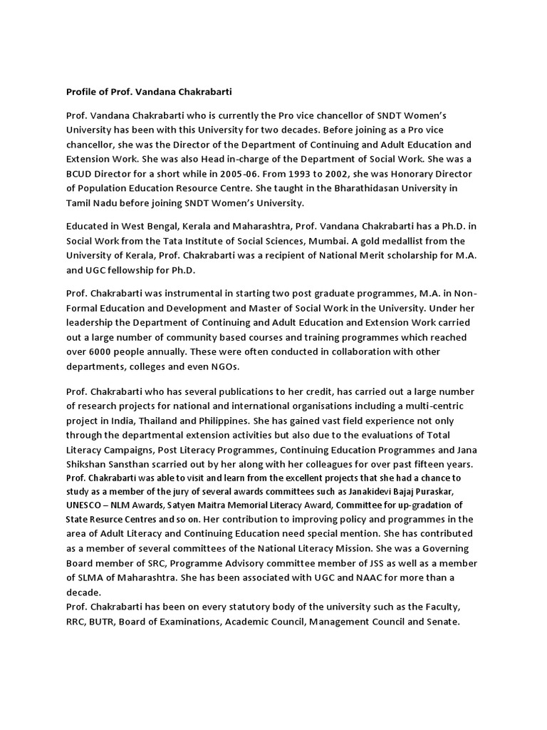 Brief CV Pro VC | PDF