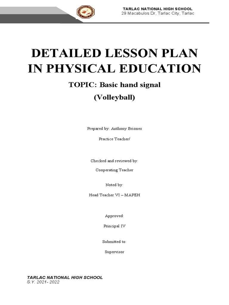 Demo Lesson Plan in CHESS | PDF | Volleyball | Board Games
