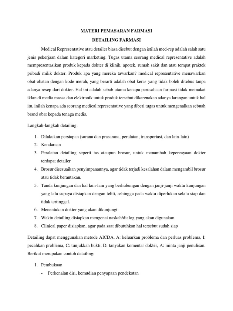 Resume Materi Pemfar | PDF