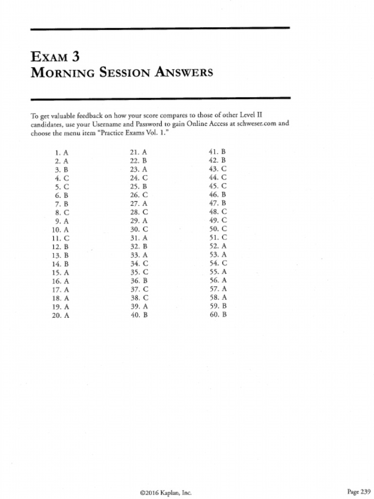Exam 3 Answers | PDF