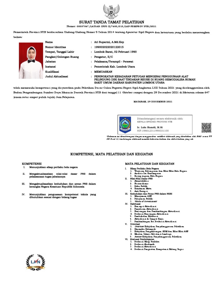 STTP Sertifikat | PDF