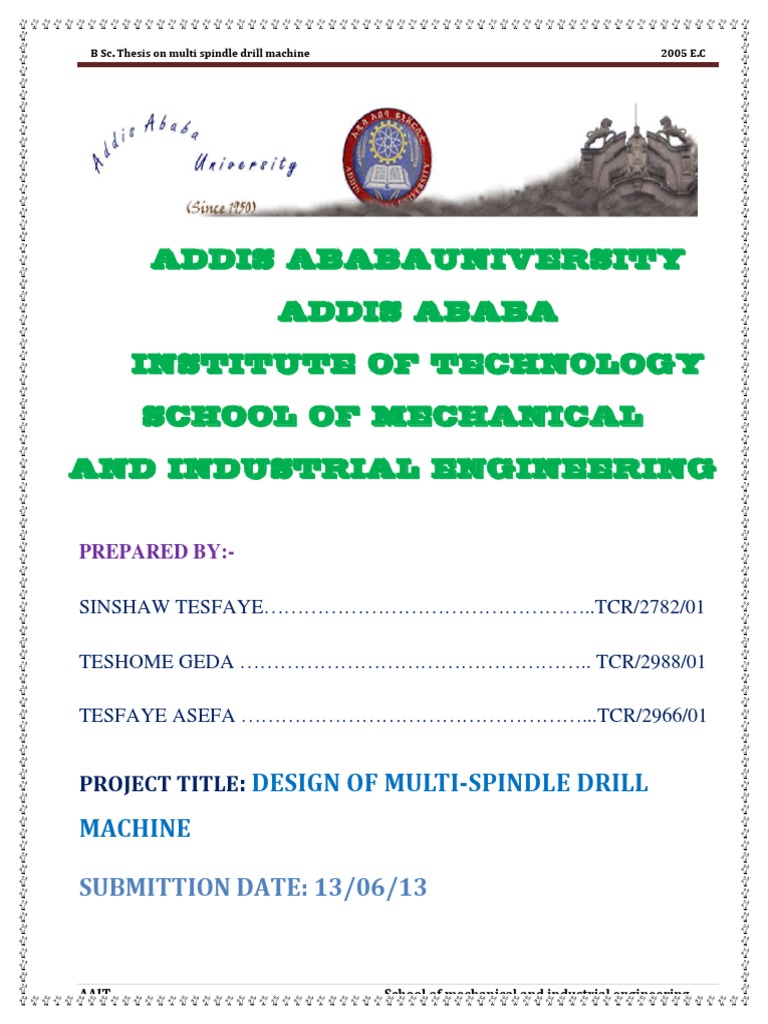 Coverpage | PDF | Thesis | Engineering