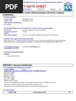 MSDS Fischer FIS V 360S | PDF | Firefighting | Toxicity