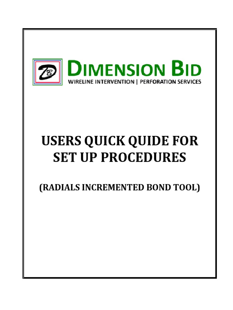 Users Quick Guide For Set Up Procedures of Rib | PDF | Amplitude | Calibration