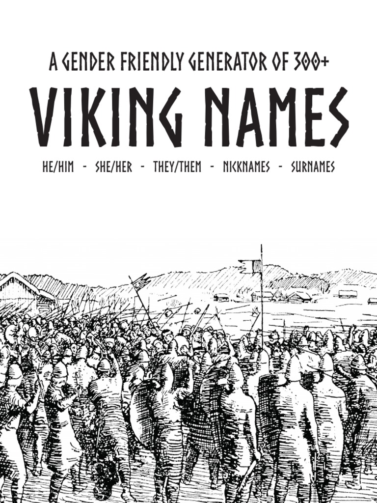 A Gender Friendly Generator of 300 Viking Names | PDF | Norse Mythology ...
