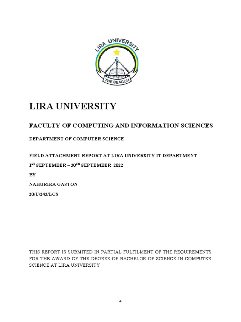 Internship Report | PDF | Computer Network | Random Access Memory
