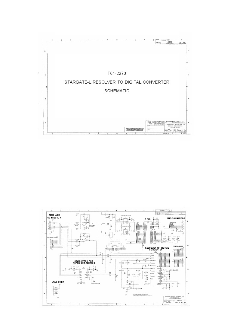 Resolver-Digital Converter Schematic | PDF