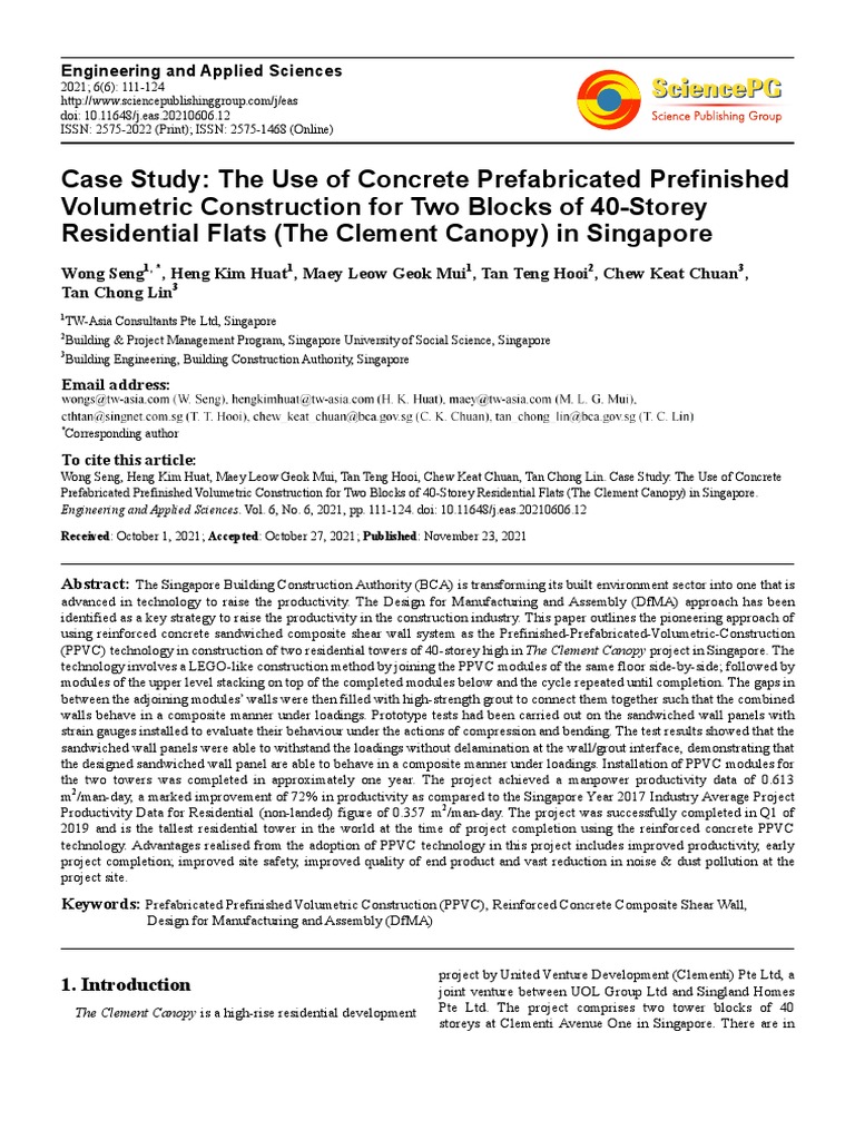 Clement Canopy | PDF | Wall | Concrete