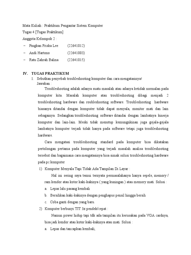 Tugas Praktikum | PDF