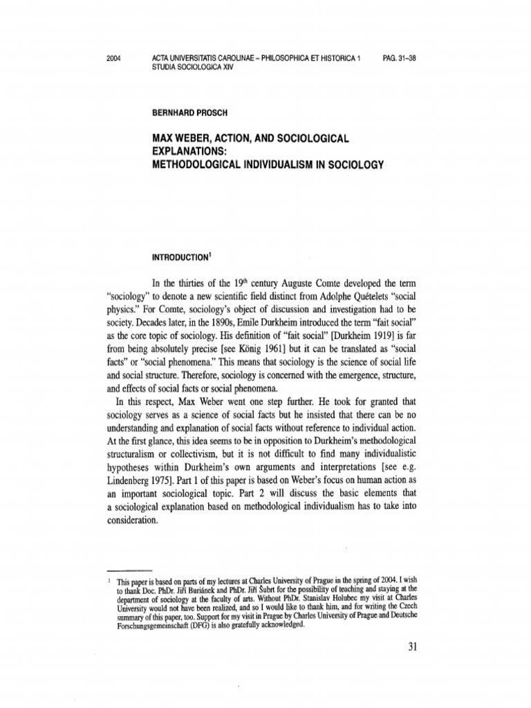 Weber's Social Action Theory Explained | PDF | Sociology | Max Weber