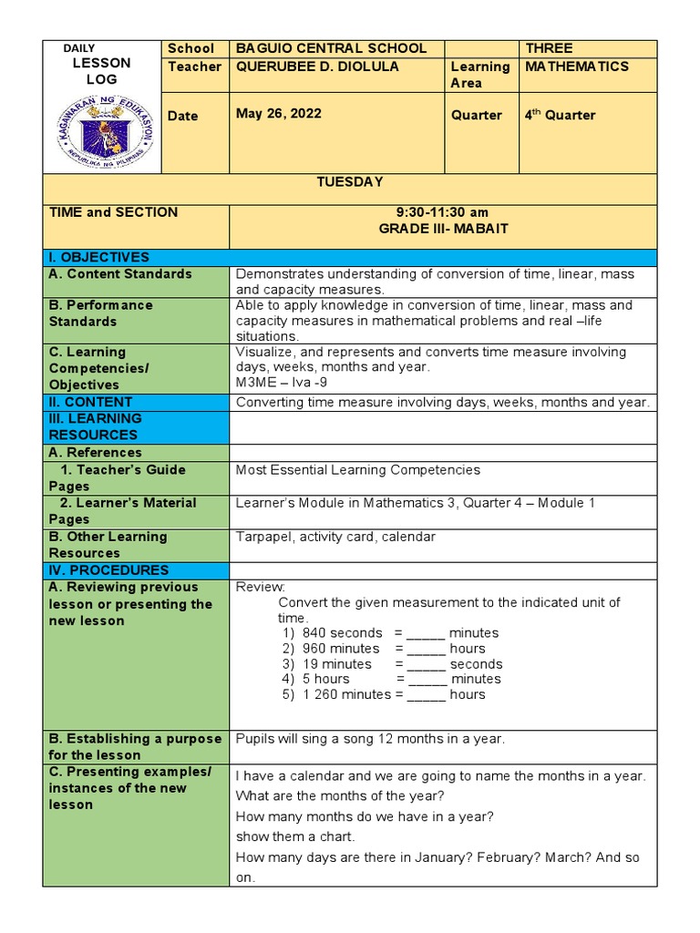 DEMO COT 1 2020 2021cot2 | PDF | Learning | Teachers