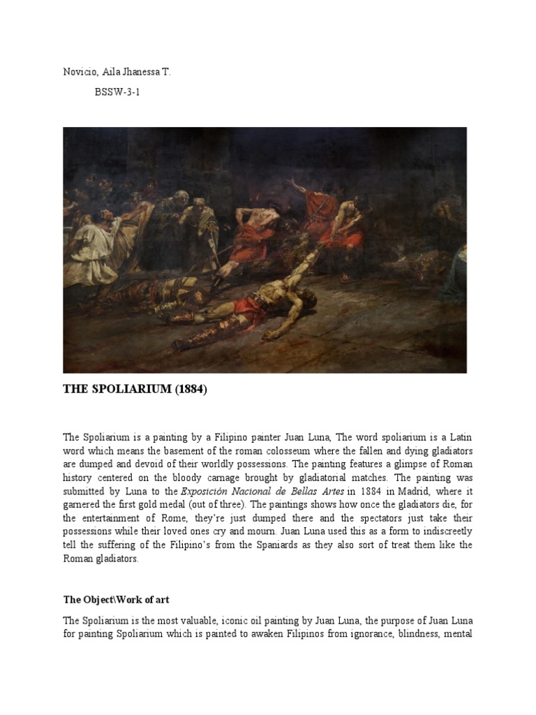 Spolarium | Download Free PDF | The Arts