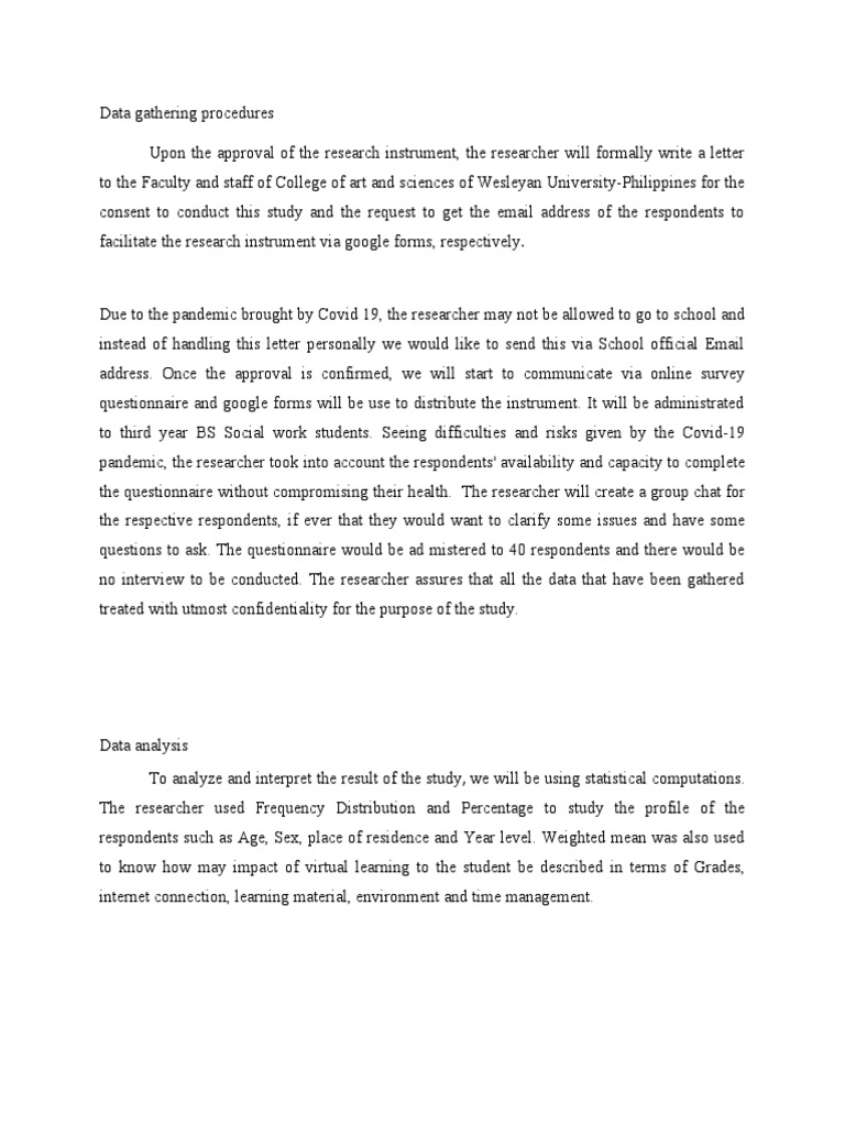 Data Gathering Procedures Pdf 