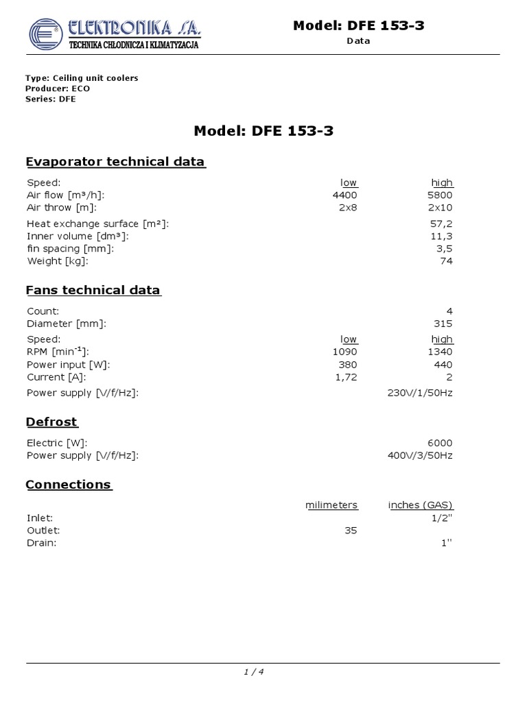 Dfe 153-3 | PDF | Heat Exchanger | Temperature