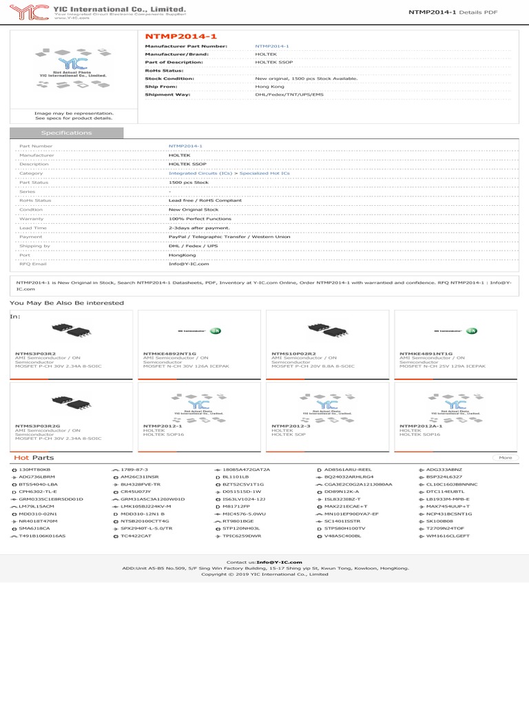 NTMP2014 1 | PDF | Solid State Engineering | Semiconductor Devices