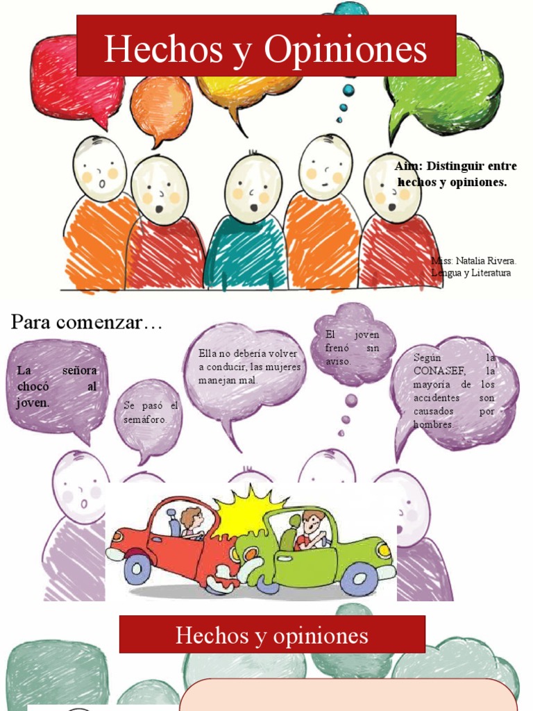 Hechos y Opiniones | PDF