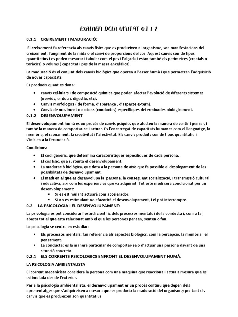 Examen DCM | PDF