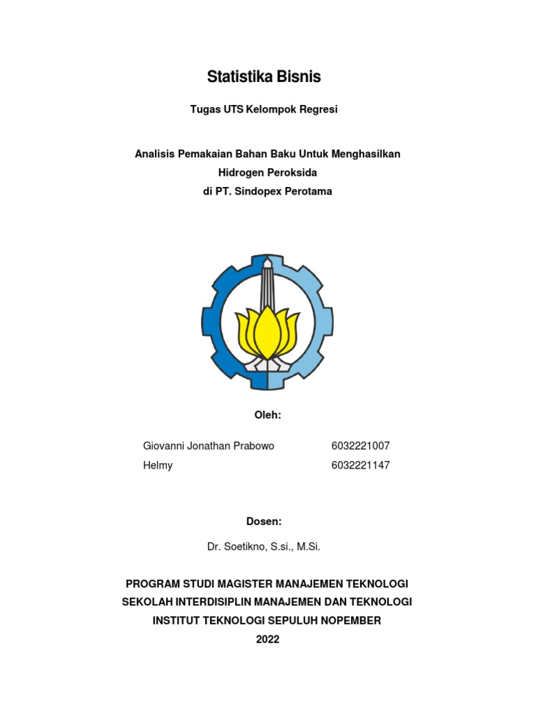 Analisis Produksi Hidrogen Peroksida | PDF
