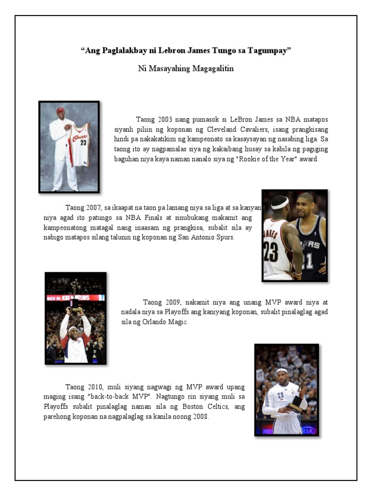 Lances Photo Essay Fspl | PDF