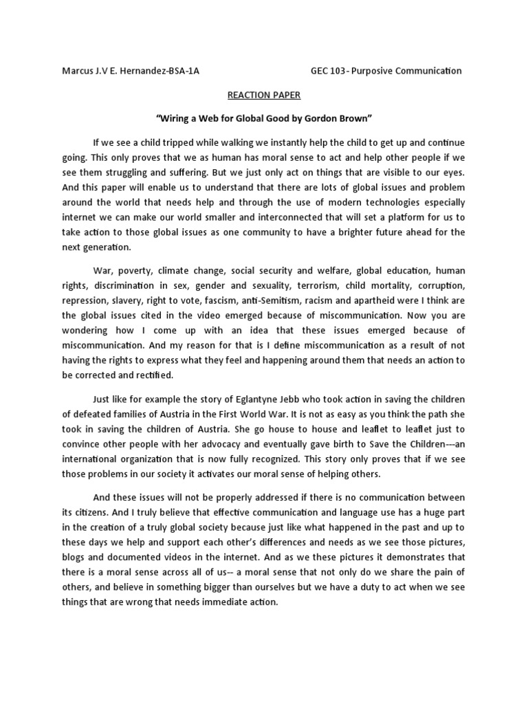 Global Issues and Communication Solutions | PDF | Internet