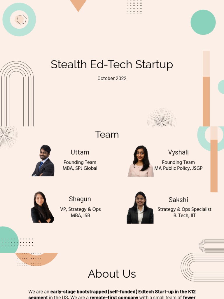 Raam Group | PDF | Educational Technology | Startup Company