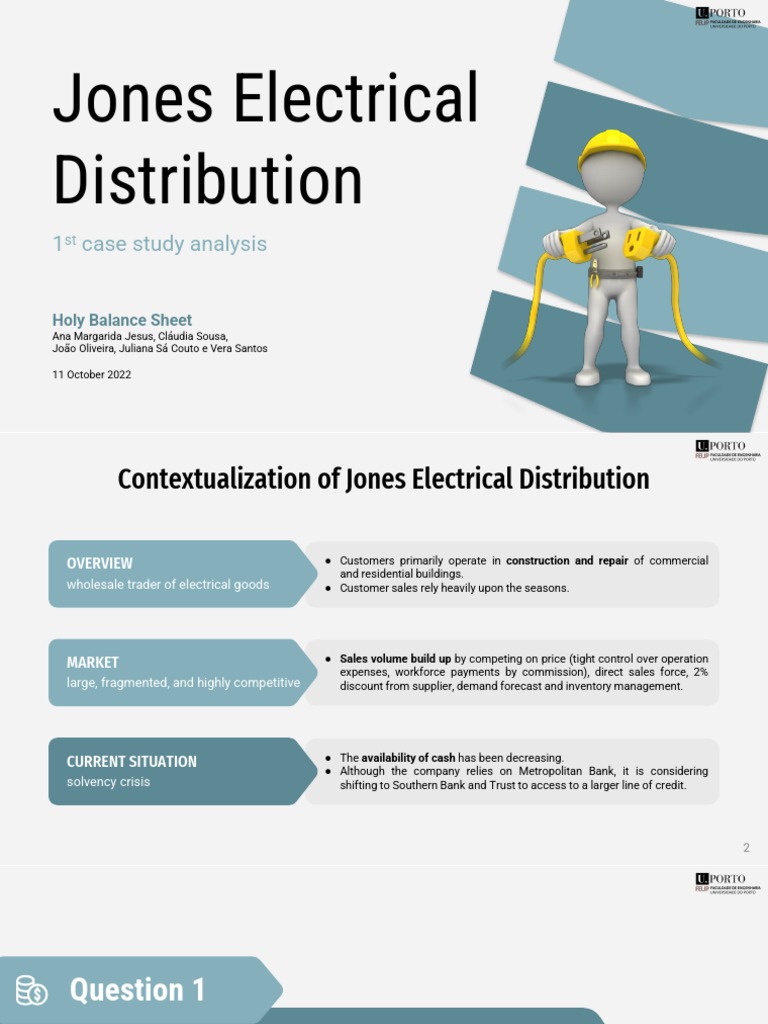 Jones Electrical Distribution Answers | PDF | Leverage (Finance ...