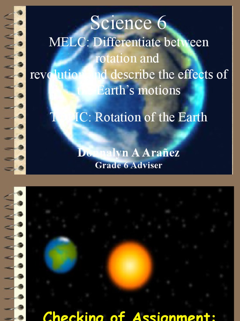 Rotation of The Earth | PDF | Rotation | Cognition
