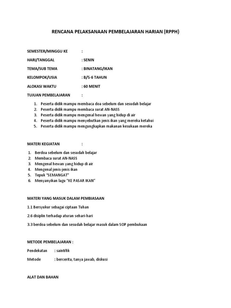 RENCANA PELAKSANAAN PEMBELAJARAN HARIAN Model Sequenced | PDF