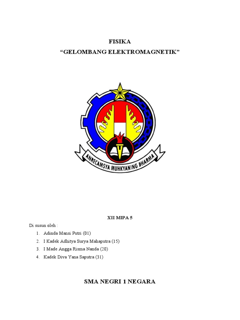 Fisika Gelombang Elektromagnetik | PDF | Metode & Bahan Ajar | Sains & Matematika