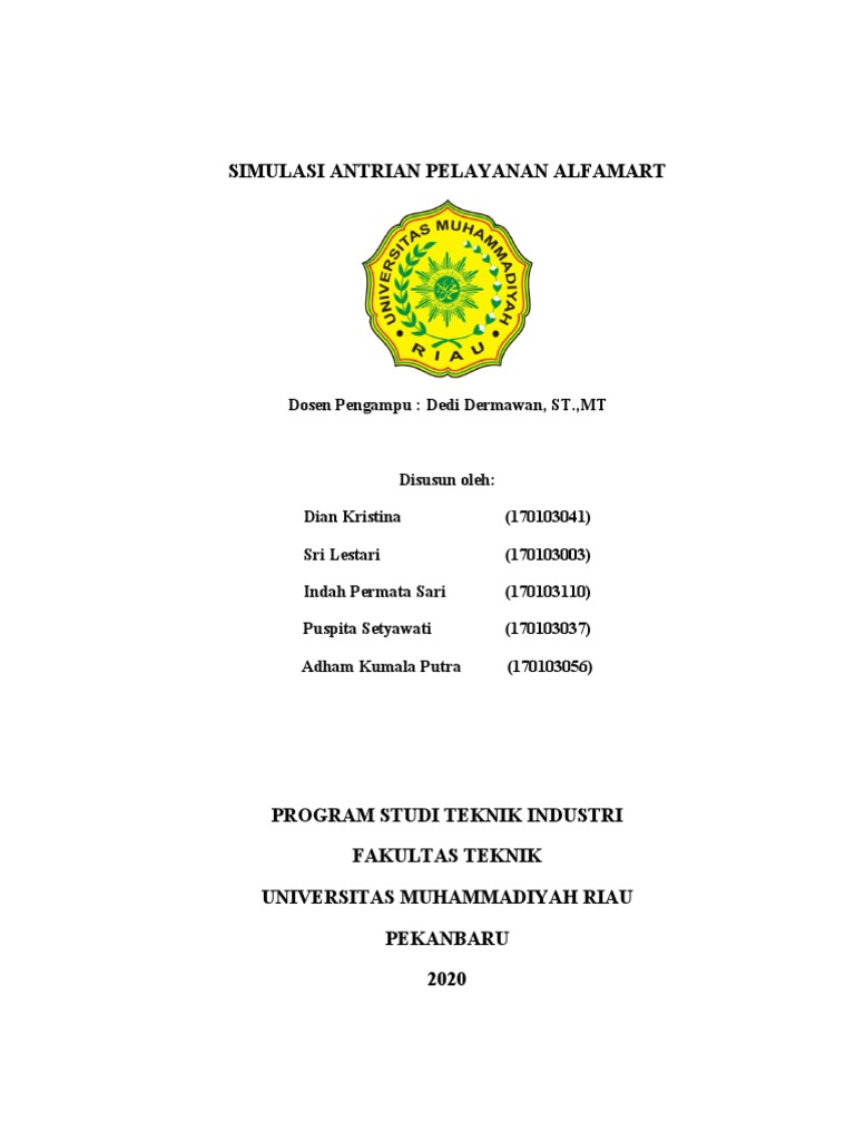 Simulasi Antrian Kasir Alfamart | PDF