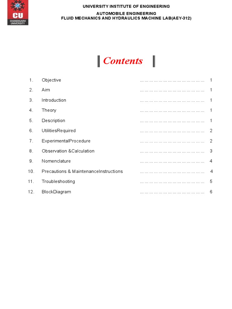 FMM Lab Exp 6 | PDF | Vortices | Rotation Around A Fixed Axis