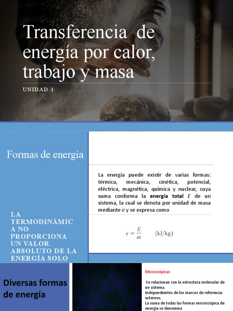 Transferencia de Energía Por Calor, Trabajo y | PDF | Calor | Electricidad